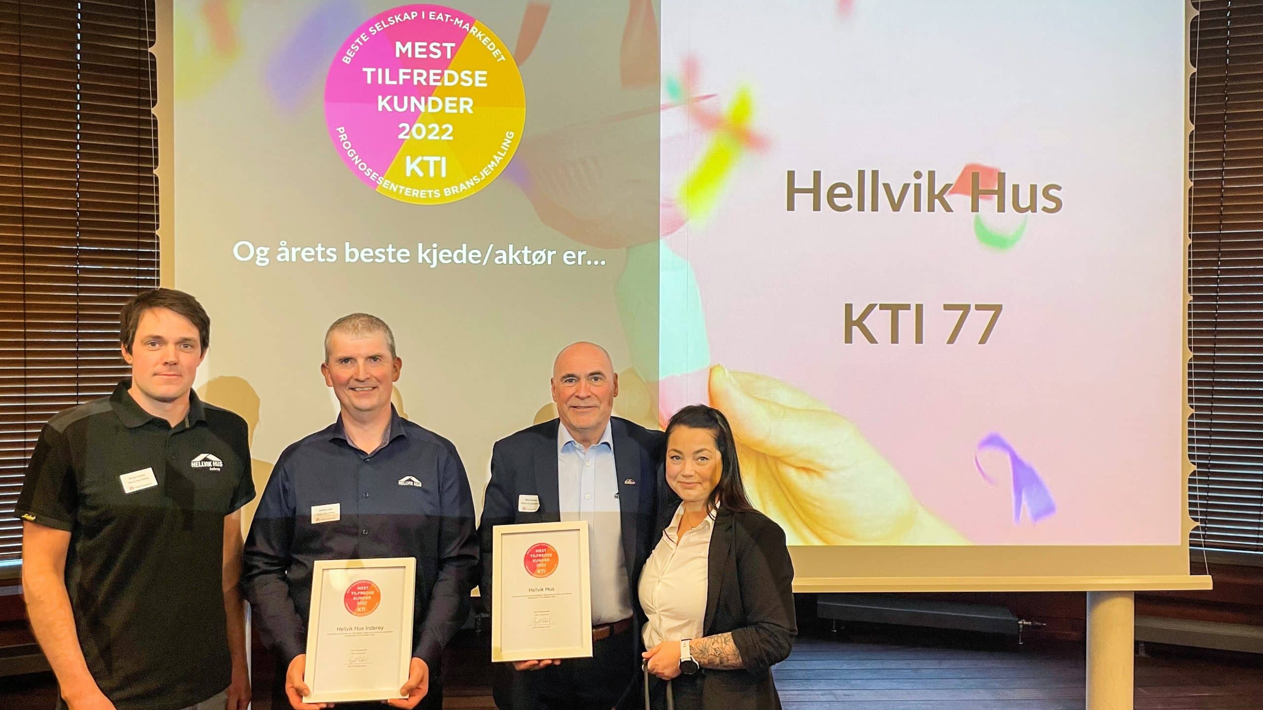 Hellvik Hus Inderøy vinner beste forhandler i eneboligklassen - Hellvik Hus